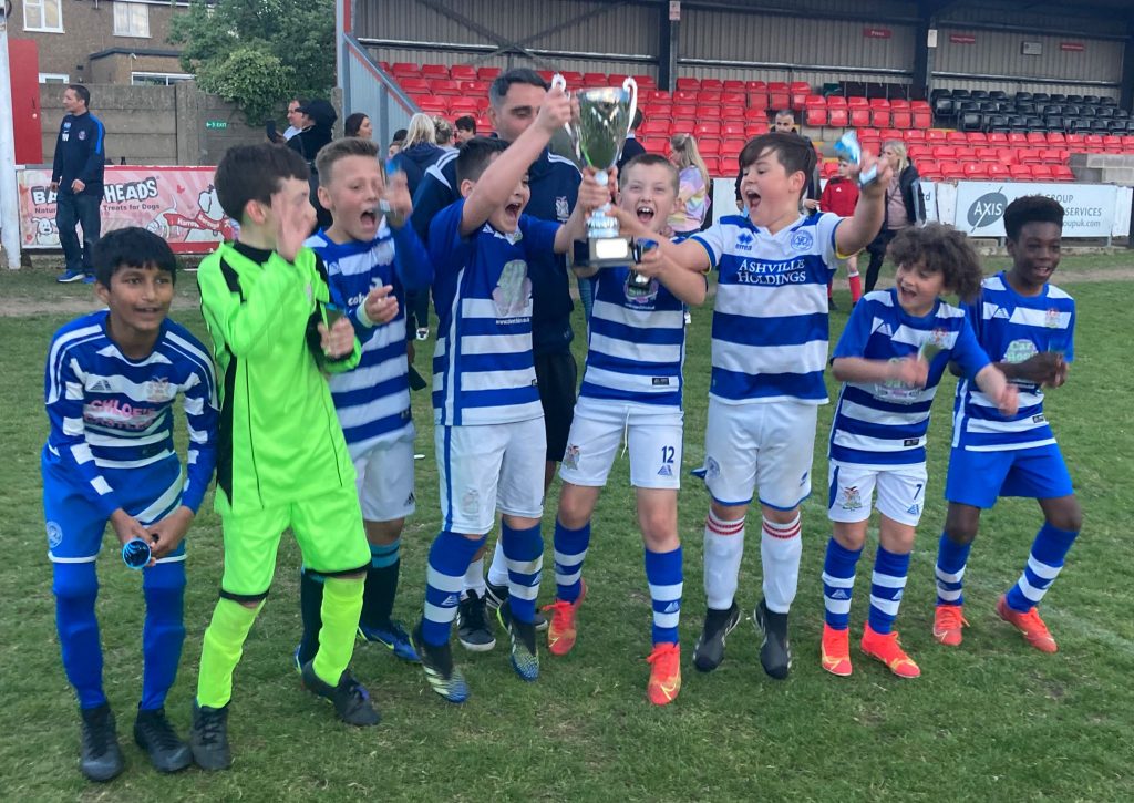 WINNERS! Under 10s Red in Ruislip Rangers Tournament – Brook House FC