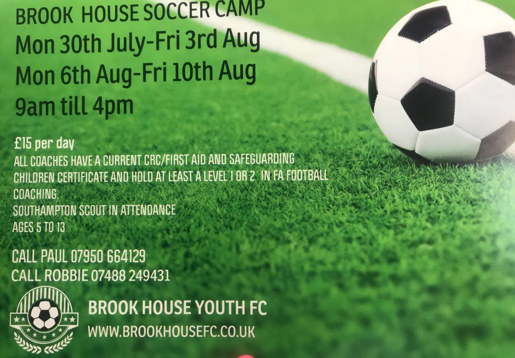 Soccer Camp – Brook House FC